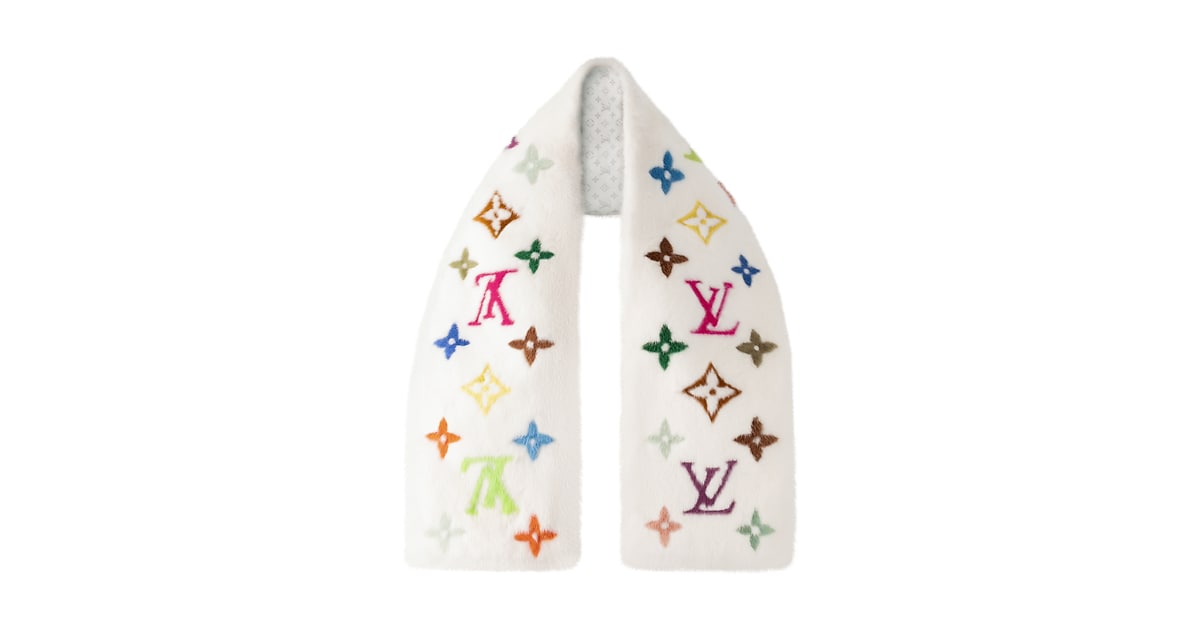 LV x TM - Écharpe en vison Monogram Multicolore S00 - Accessoires de ...