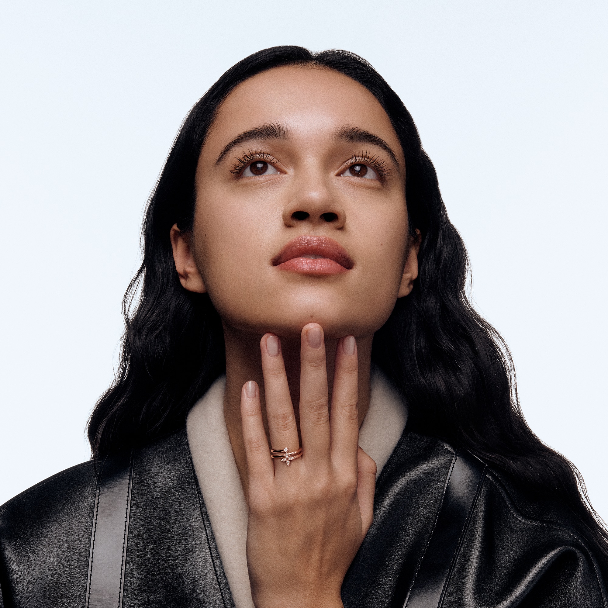 Bague multi-anneau Idylle Blossom, or rose et diamants - Catégories de ...