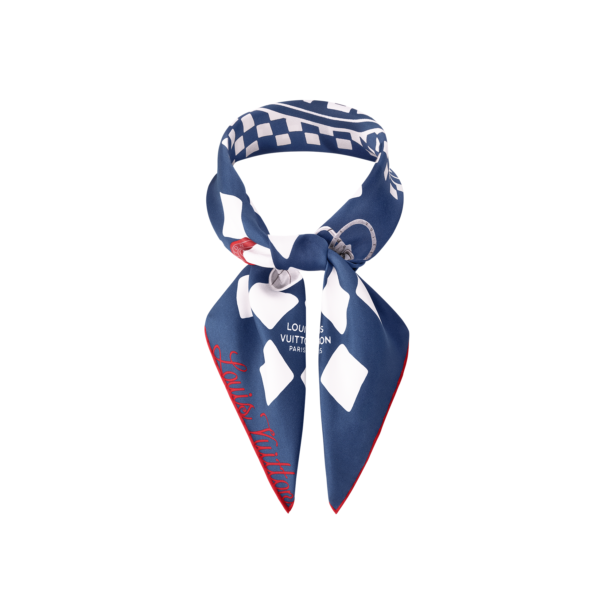 Bandana Game Scene S00 - Accessoires de luxe | Homme M96881 | LOUIS VUITTON