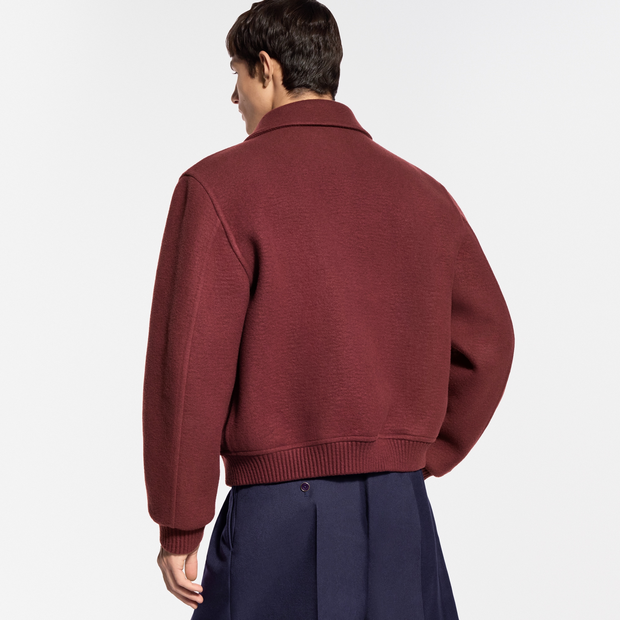 Blouson en cachemire mélangé double-face - Homme de luxe | Nouveautés ...