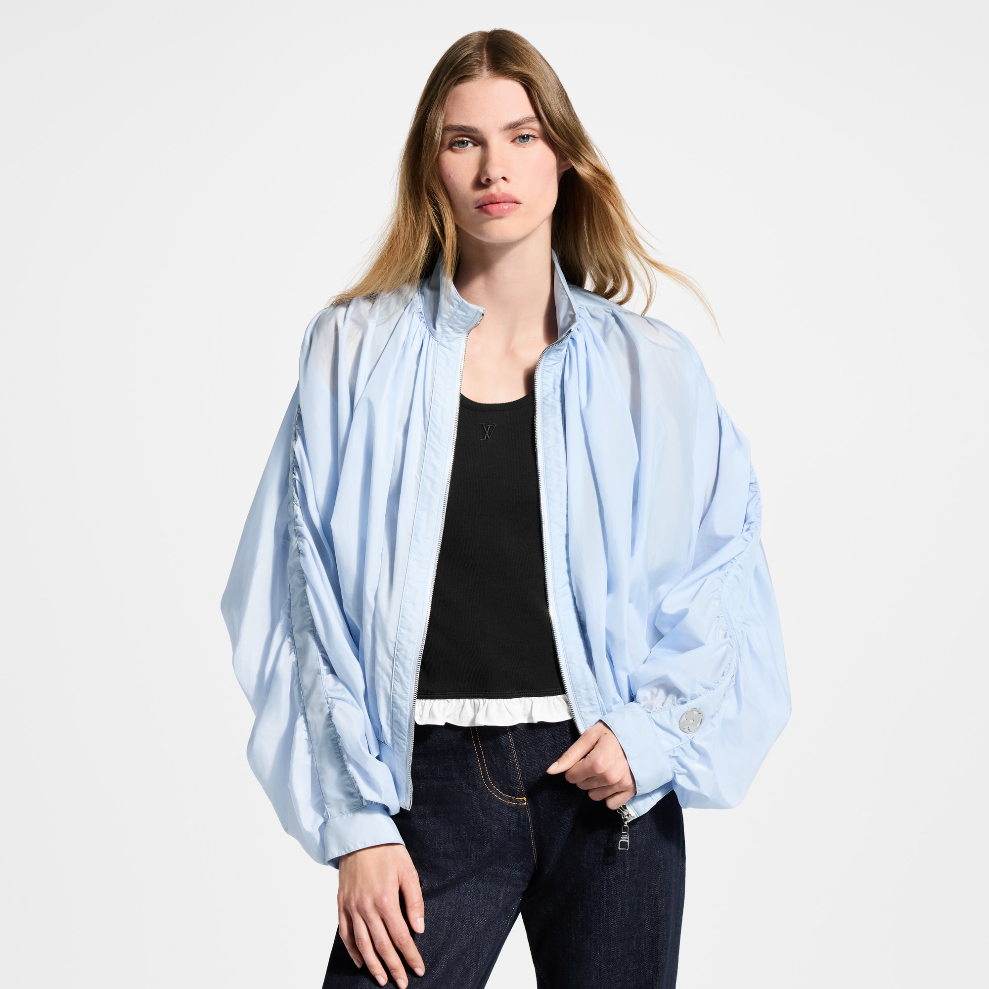 Bomber aviateur froncé | LOUIS VUITTON