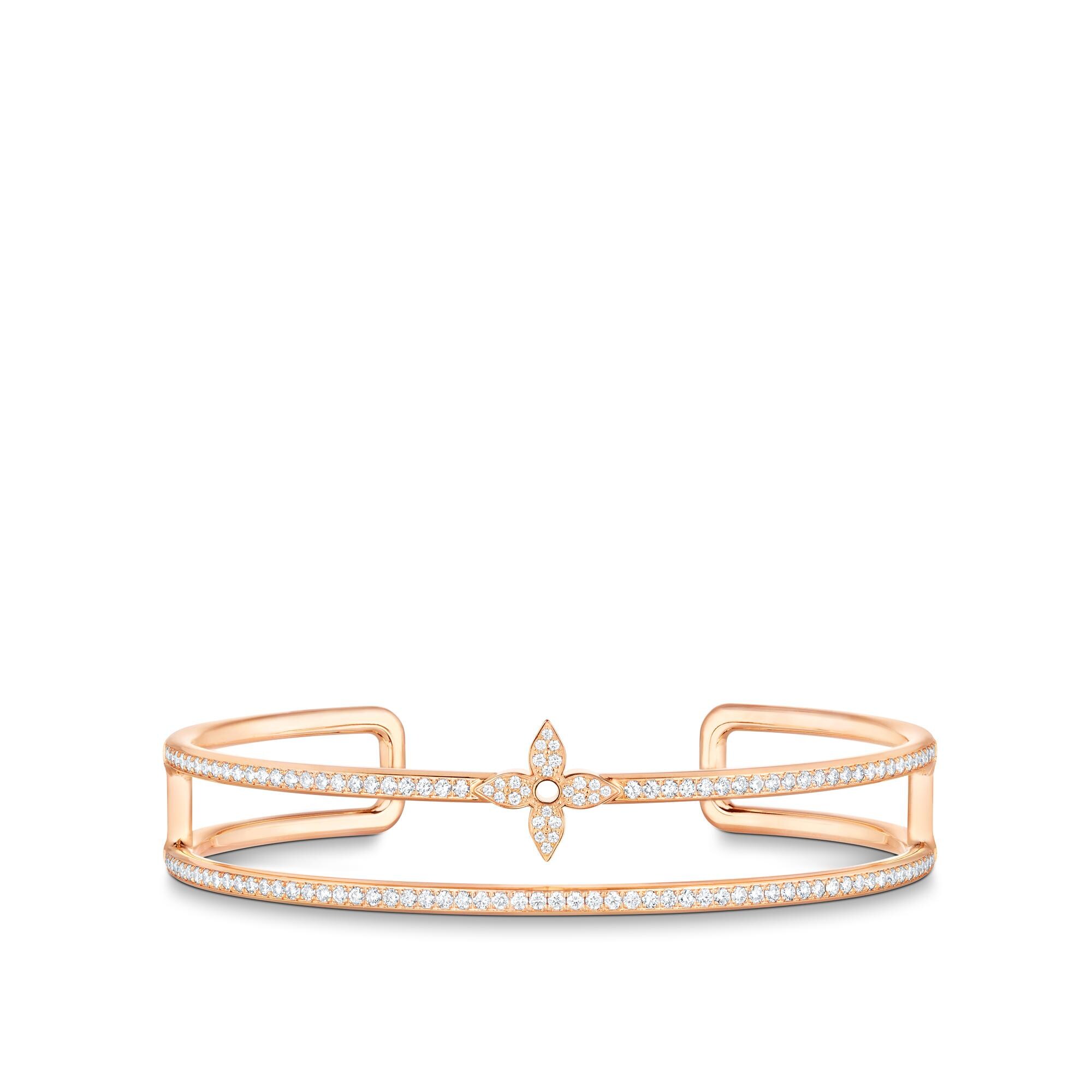 Bracelet deux rangs Idylle Blossom, or rose et diamants - Catégories de ...