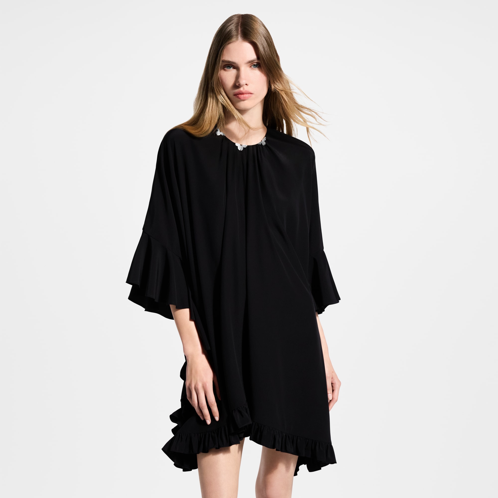 Caftan à ourlets volantés | LOUIS VUITTON