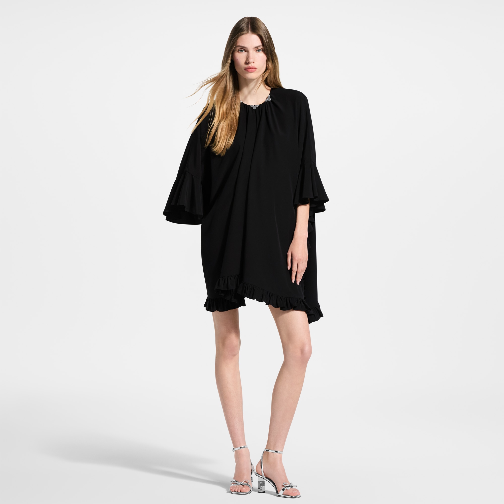 Caftan à ourlets volantés | LOUIS VUITTON