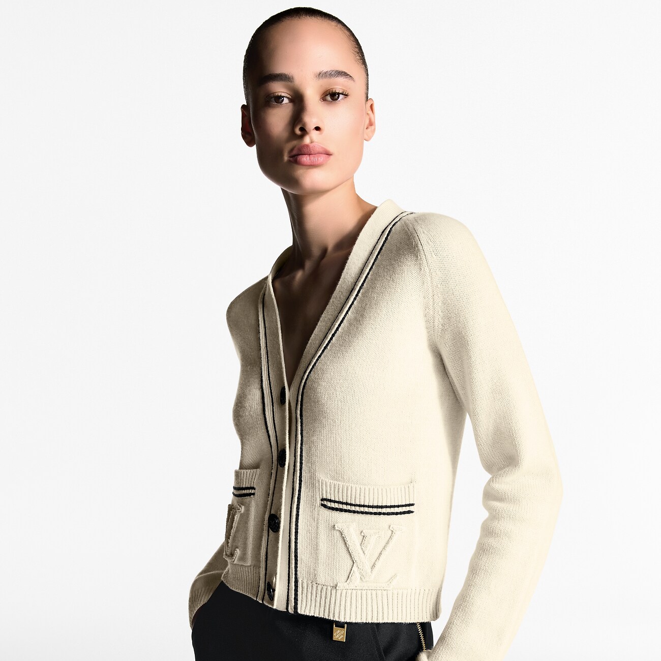 Cardigan à rayures - Prêt-à-porter de luxe | Femme 1AHJEB | LOUIS VUITTON
