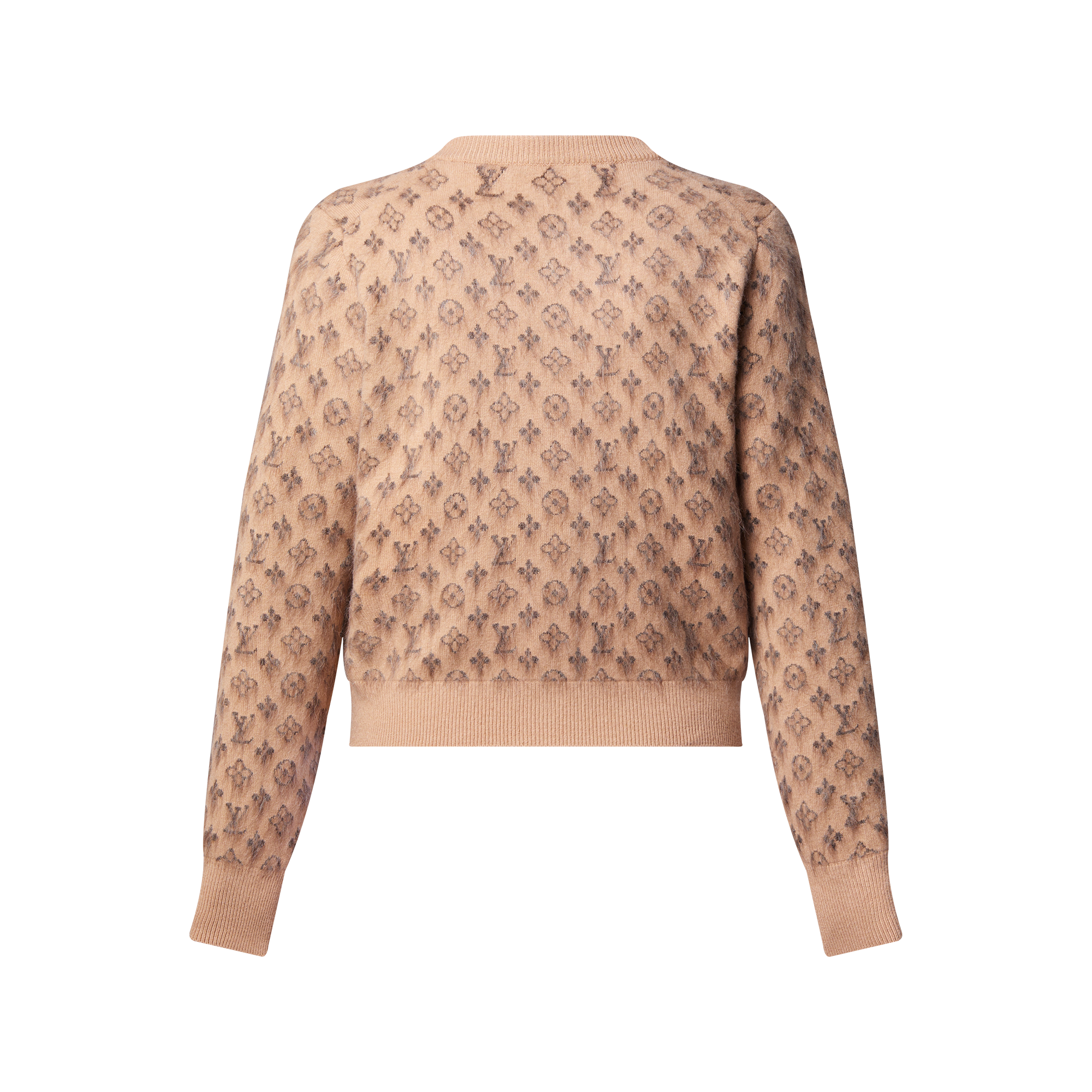 Cardigan Monogram en laine brossée - Prêt-à-porter de luxe | Femme ...