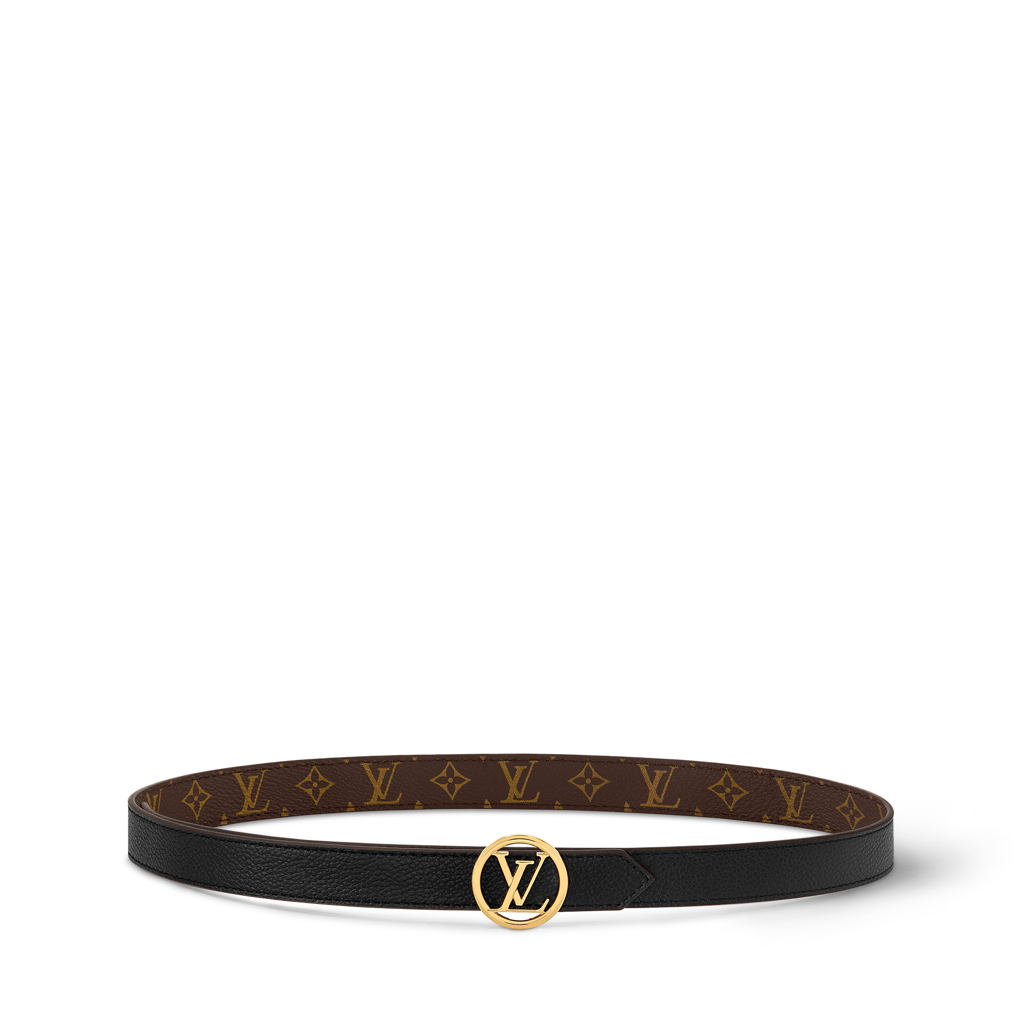 Ceinture LV Circle 20 mm réversible Toile Monogram | LOUIS VUITTON
