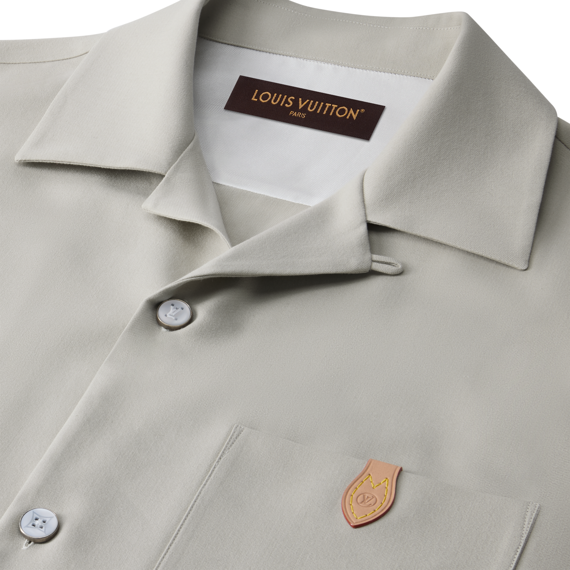 Chemise décontractée manches courtes en soie, coton et cachemire ...