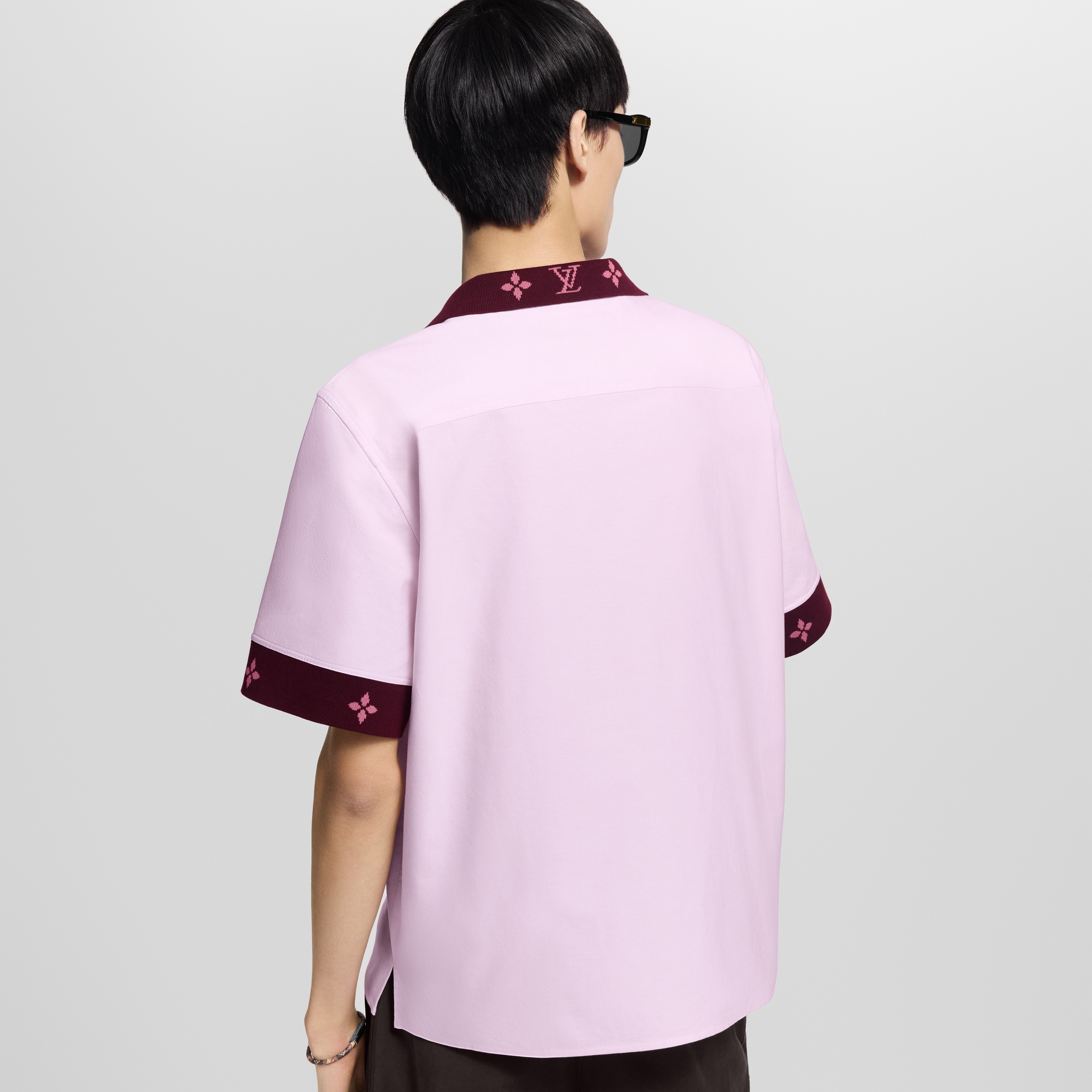 Chemise manches courtes à col côtelé | LOUIS VUITTON