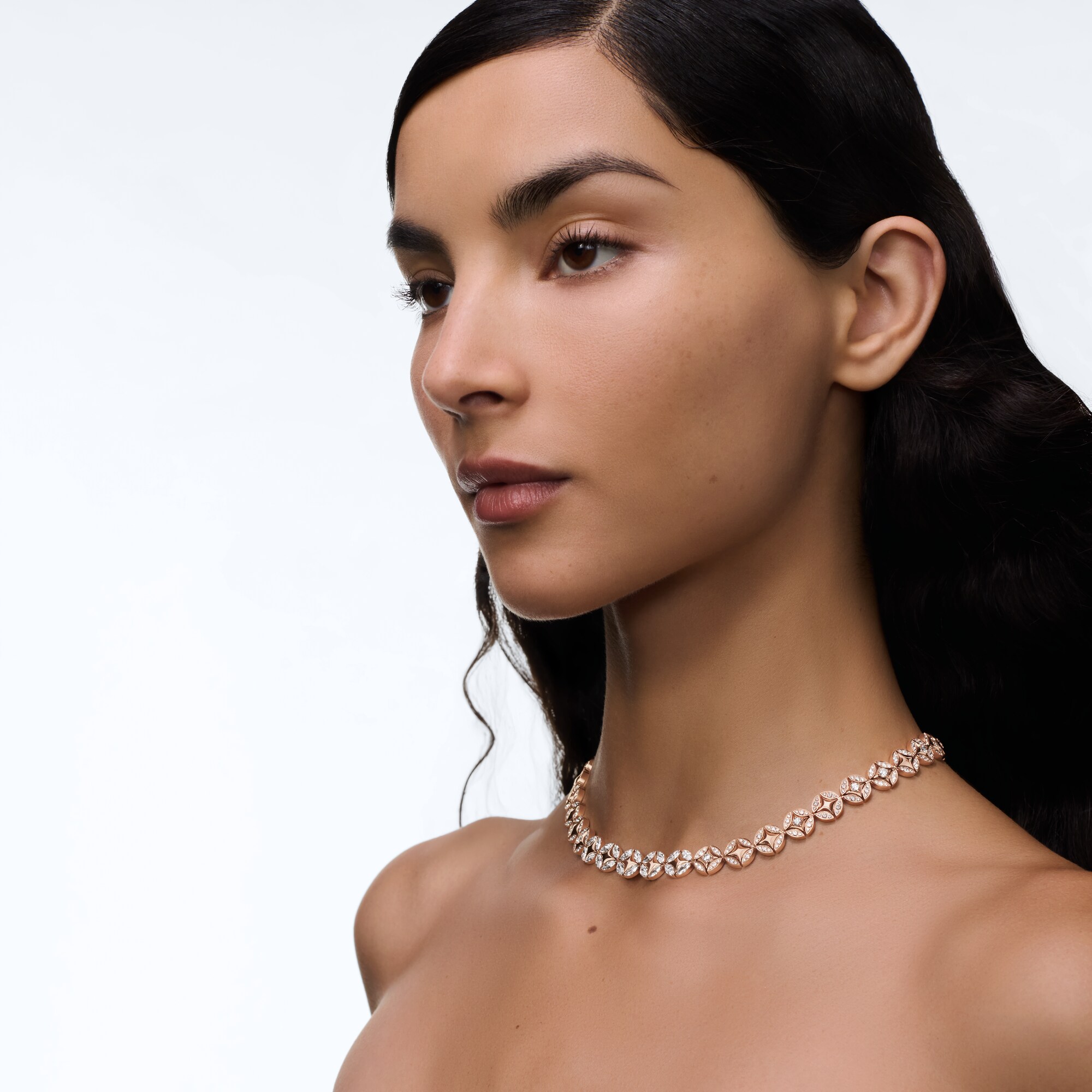 Collier Galaxie, or rose et diamants - Joaillerie de luxe | Les ...