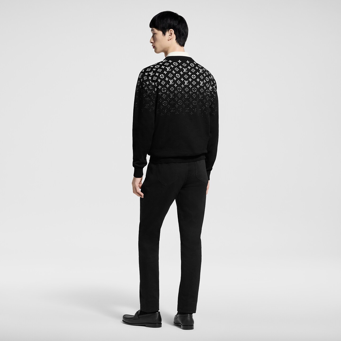 Haut à col rond en coton Monogram Gradient | LOUIS VUITTON