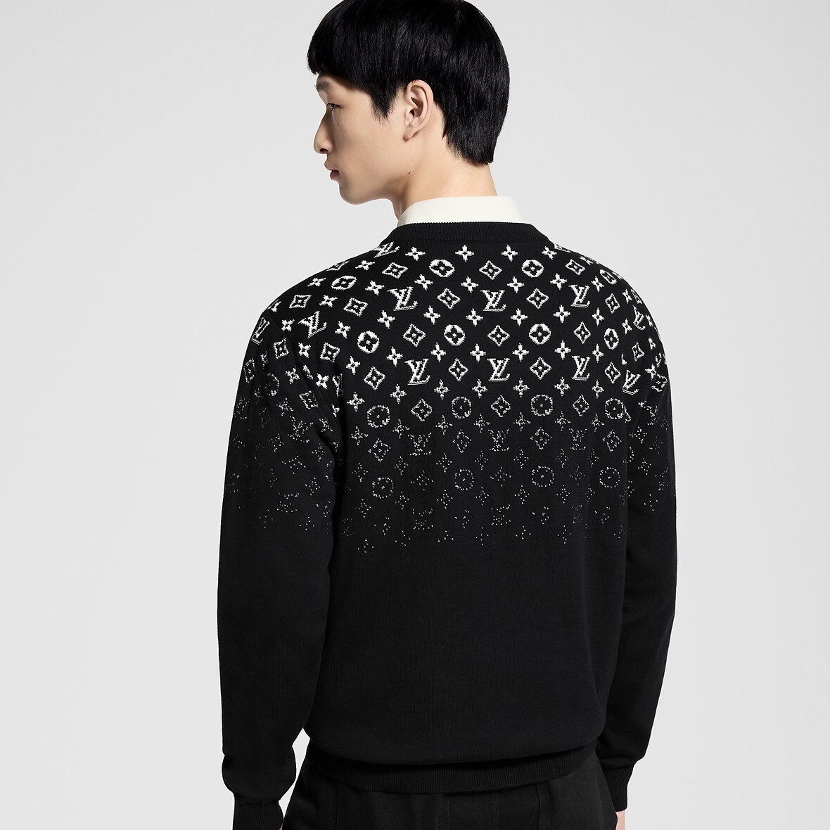 Haut à col rond en coton Monogram Gradient | LOUIS VUITTON