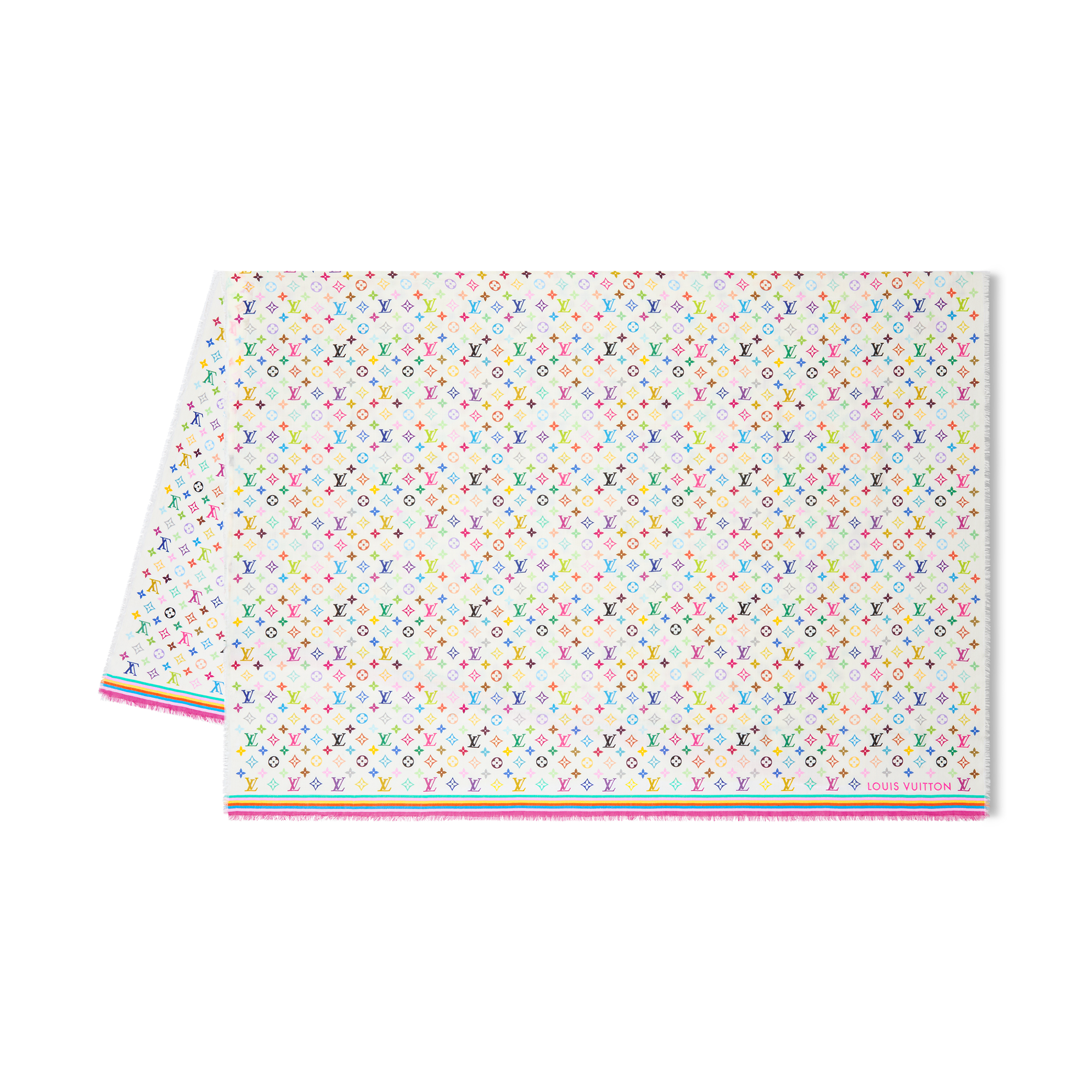 LV x TM - Étole Monogram Multicolore S00 | LOUIS VUITTON