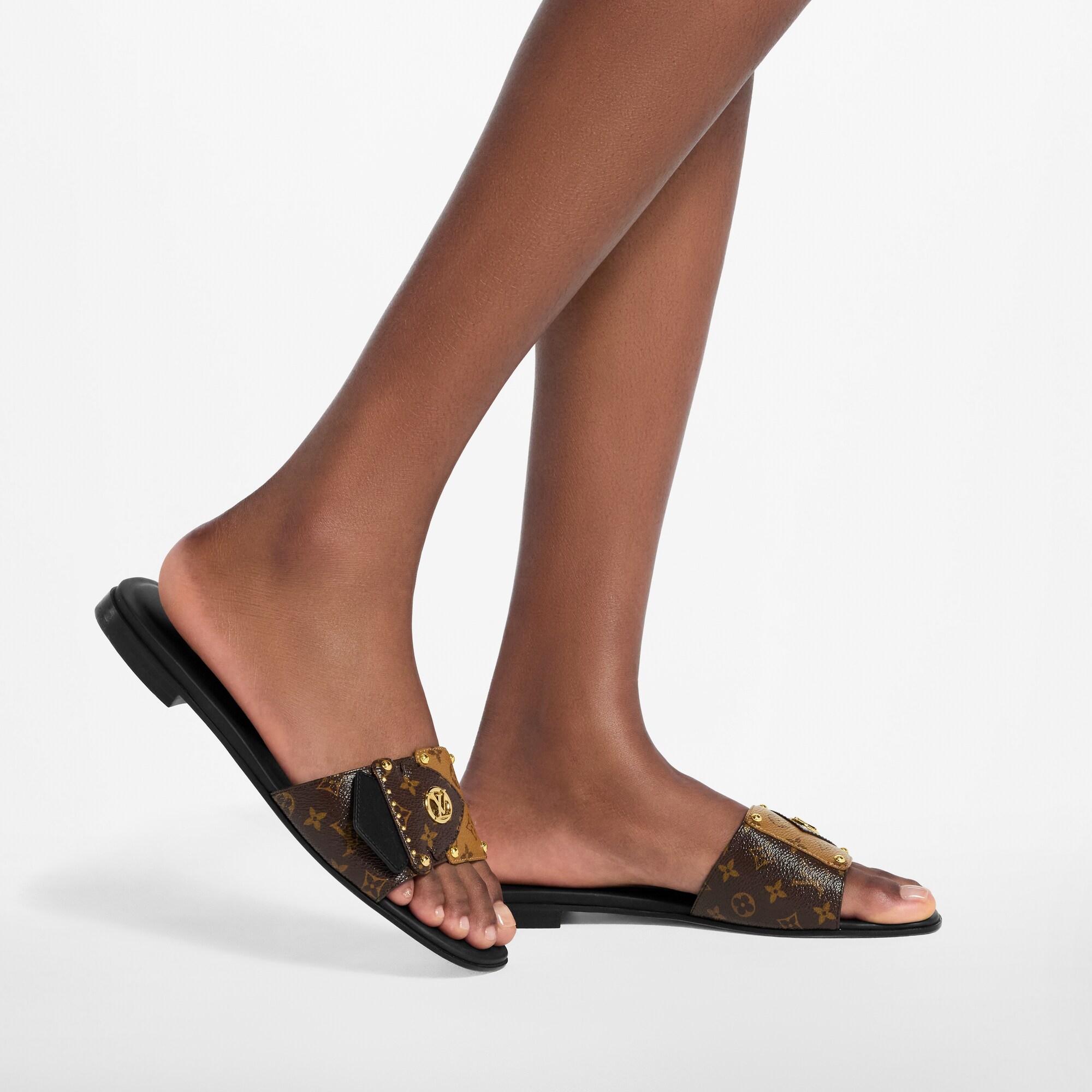Mule plate LV Frame - Souliers de luxe | Femme | LOUIS VUITTON