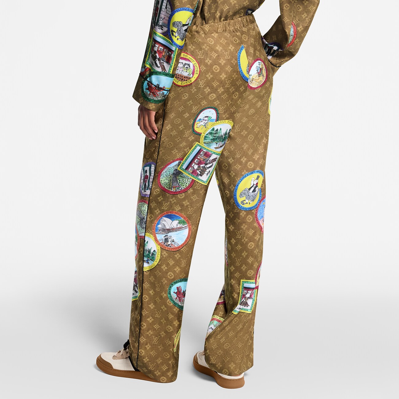 Pantalon de pyjama Monogram à sceaux chats - Prêt-à-porter de luxe ...