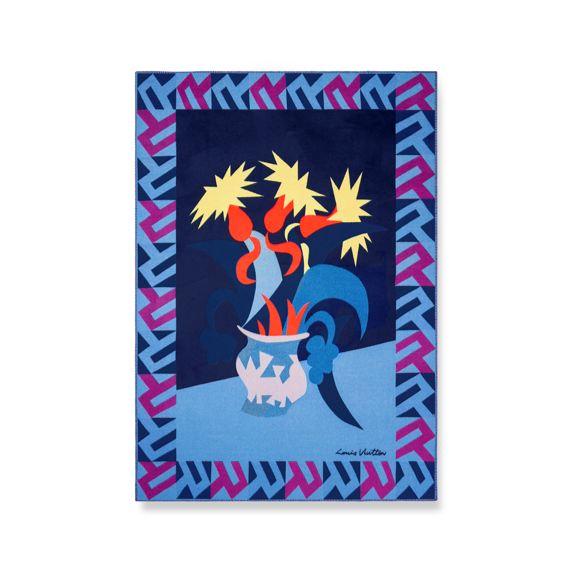 Plaid Animali Fantastici Flowers | LOUIS VUITTON