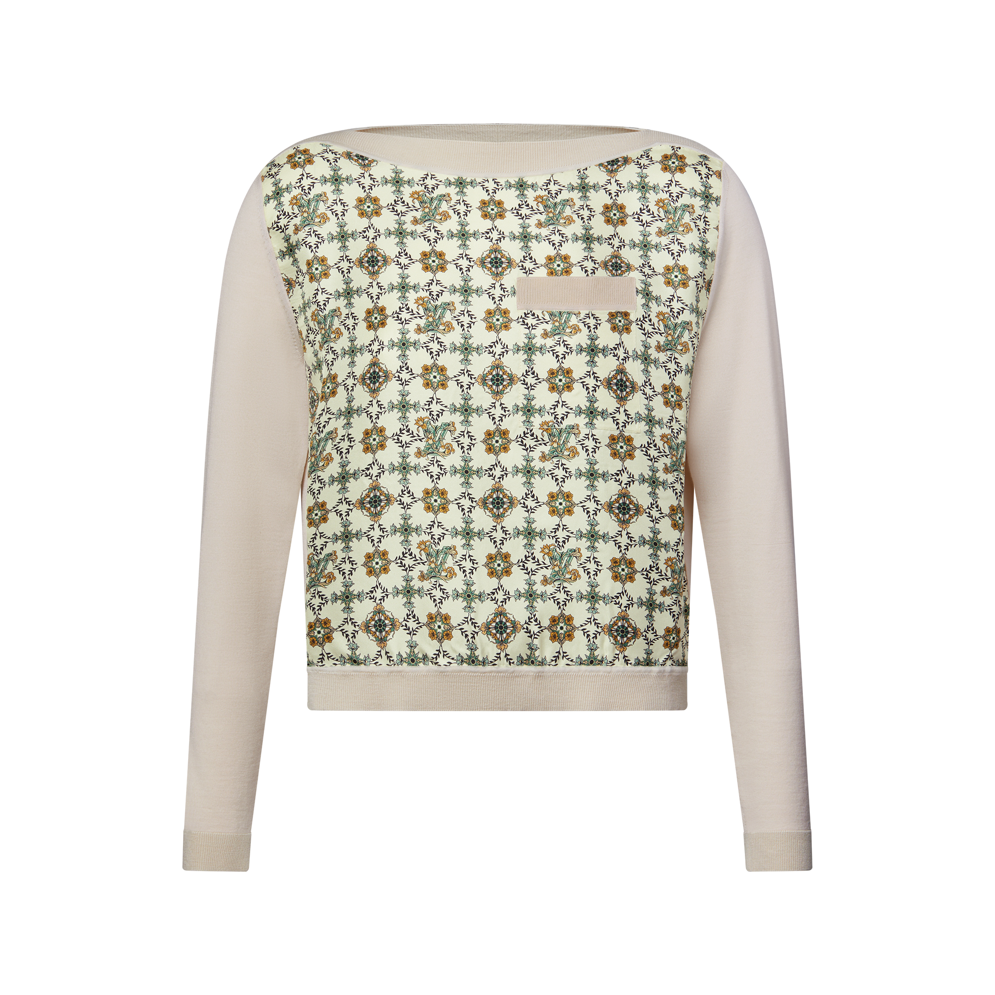 Pull à motif Monogram Art nouveau à l'avant - Prêt-à-porter de luxe ...