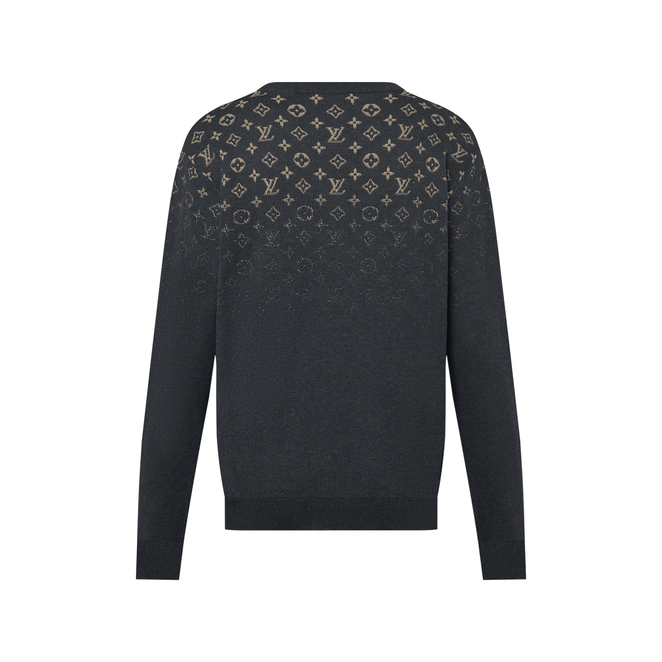Pull col rond Monogram Gradient en coton | LOUIS VUITTON