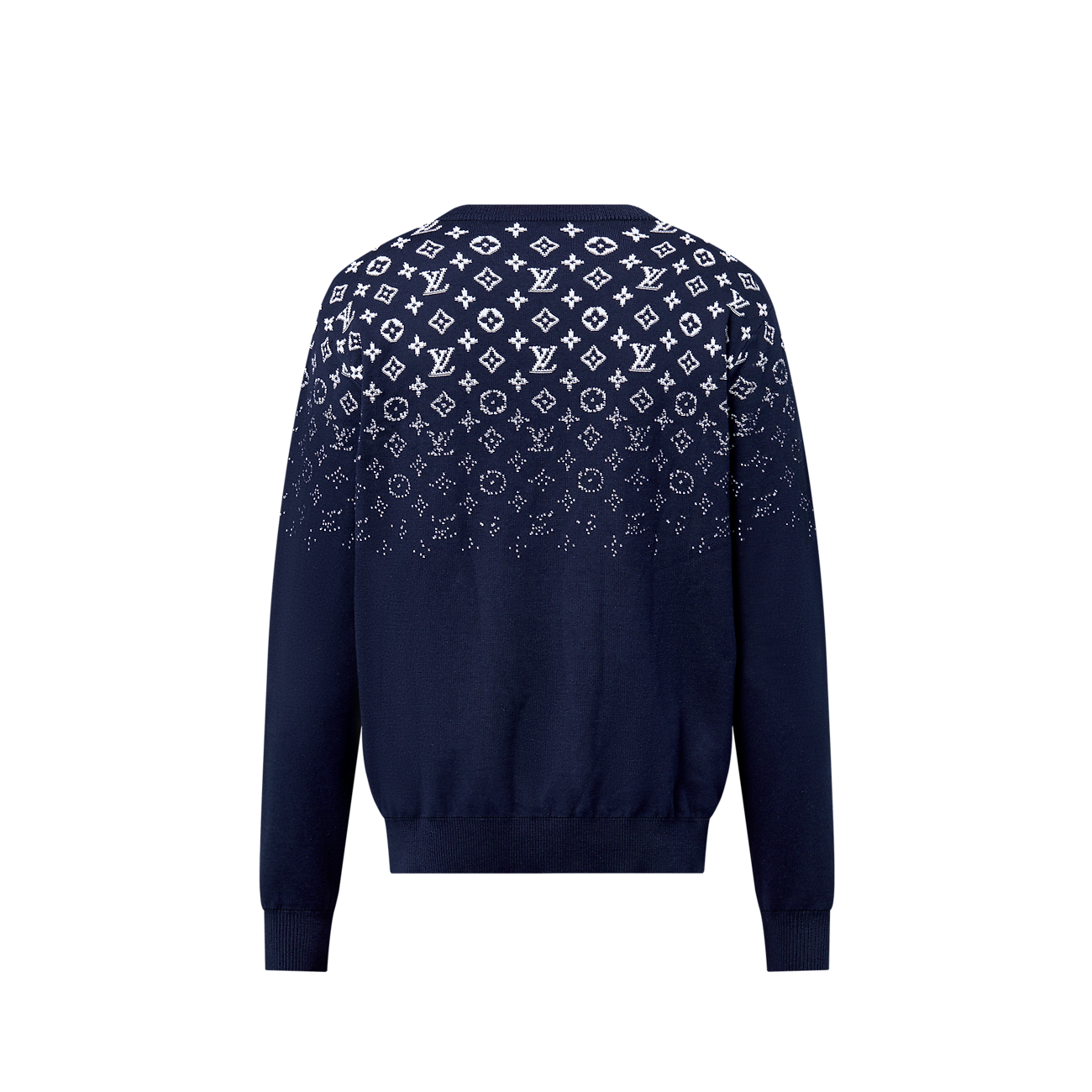 Pull col rond Monogram Gradient en coton - Prêt-à-porter de luxe ...