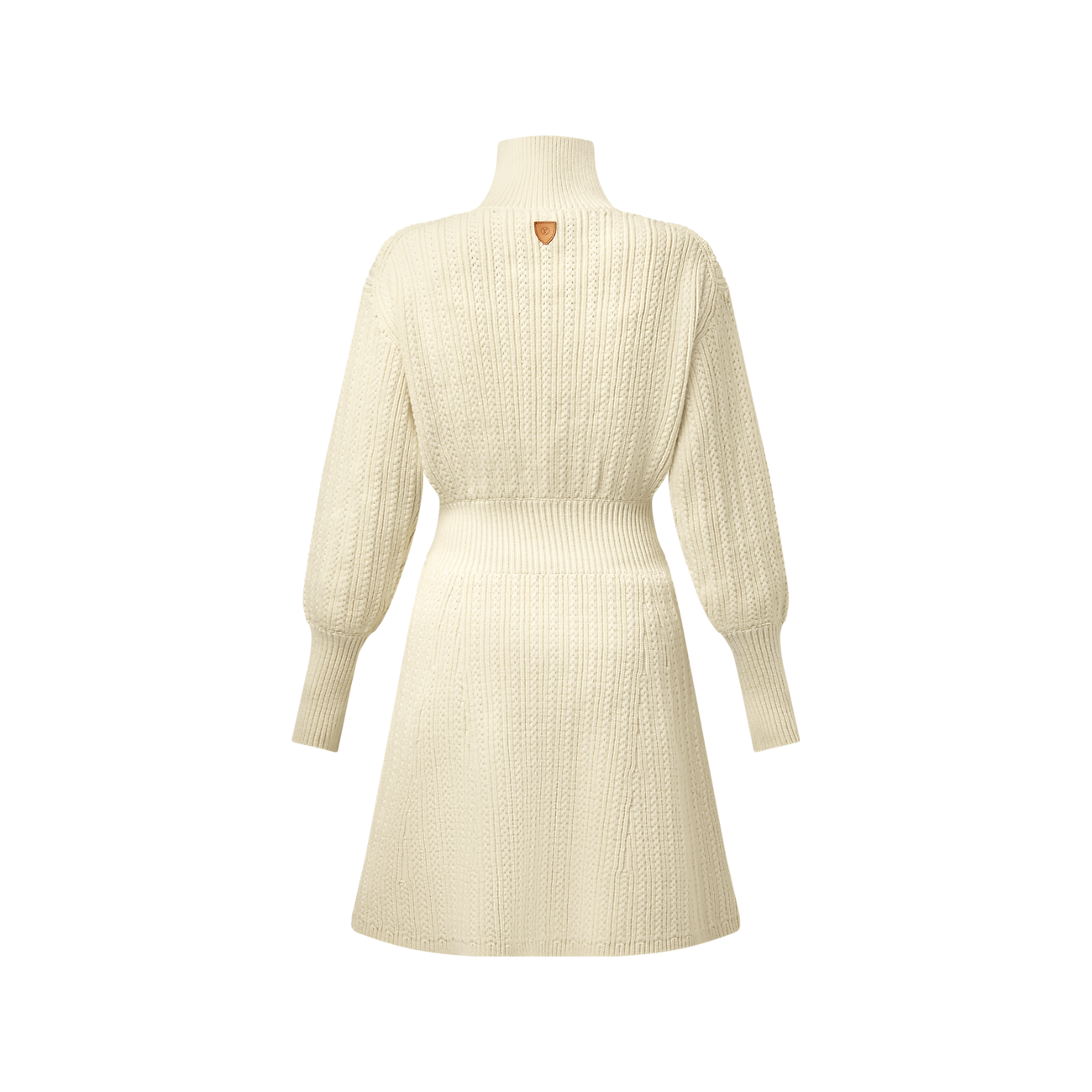 Robe à manches longues en maille côtelée - Prêt-à-porter de luxe ...