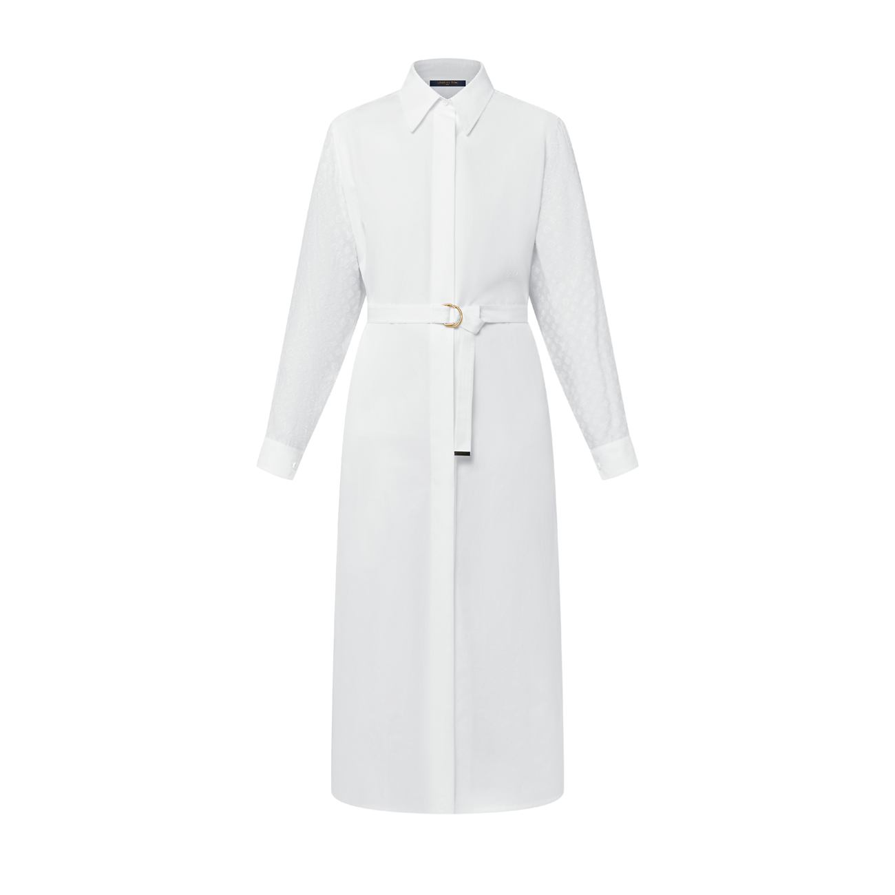Robe chemise à détails Monogram - Prêt-à-porter de luxe | Femme | LOUIS ...