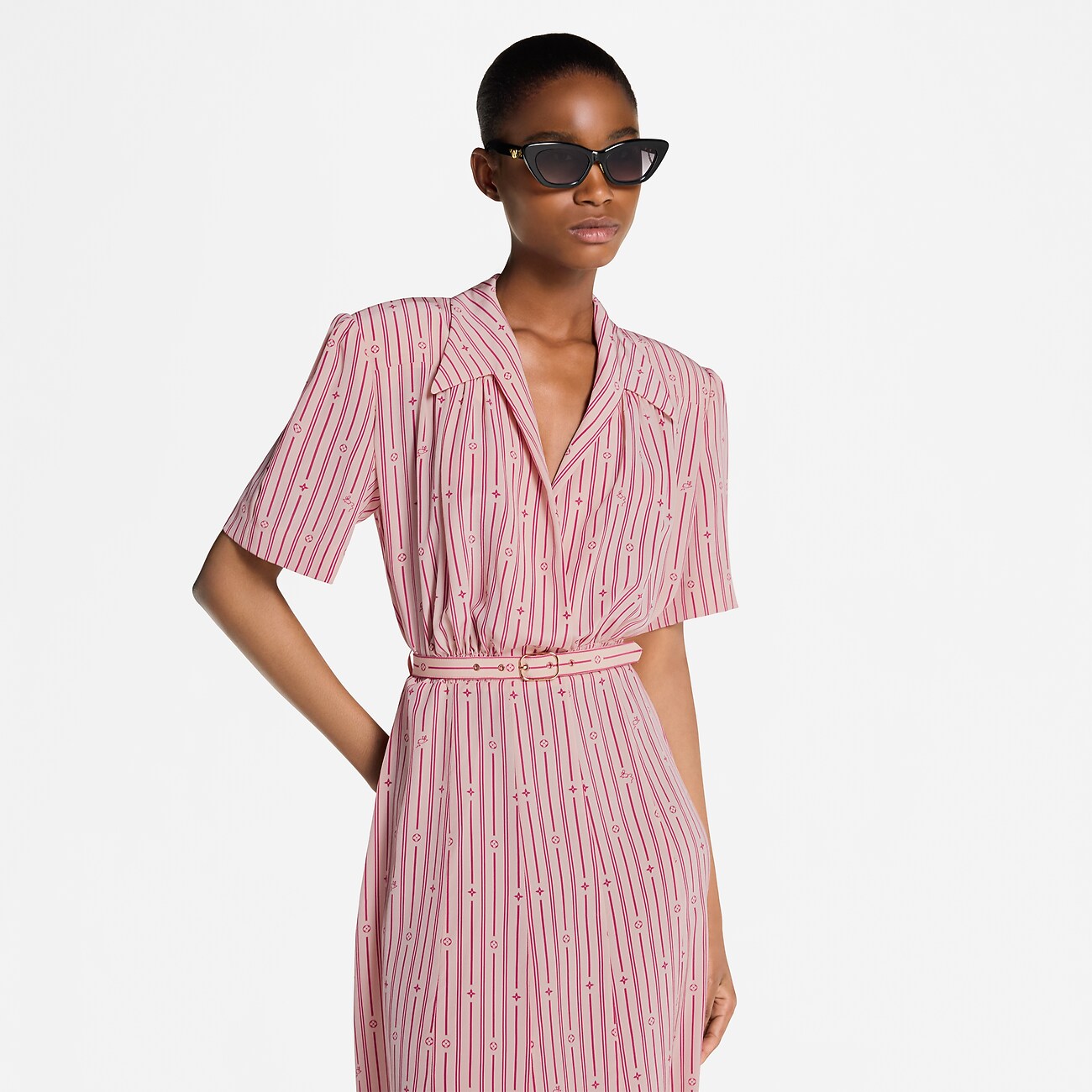 Robe chemise à rayures Neverfull - Prêt-à-porter de luxe | Femme ...