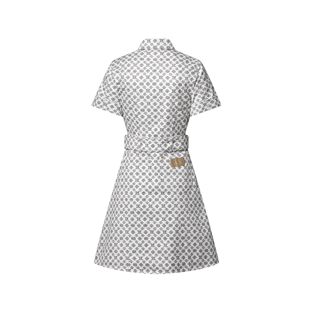 Robe chemise Blurry Monogram - Prêt-à-porter de luxe | Femme 1AHWZZ ...