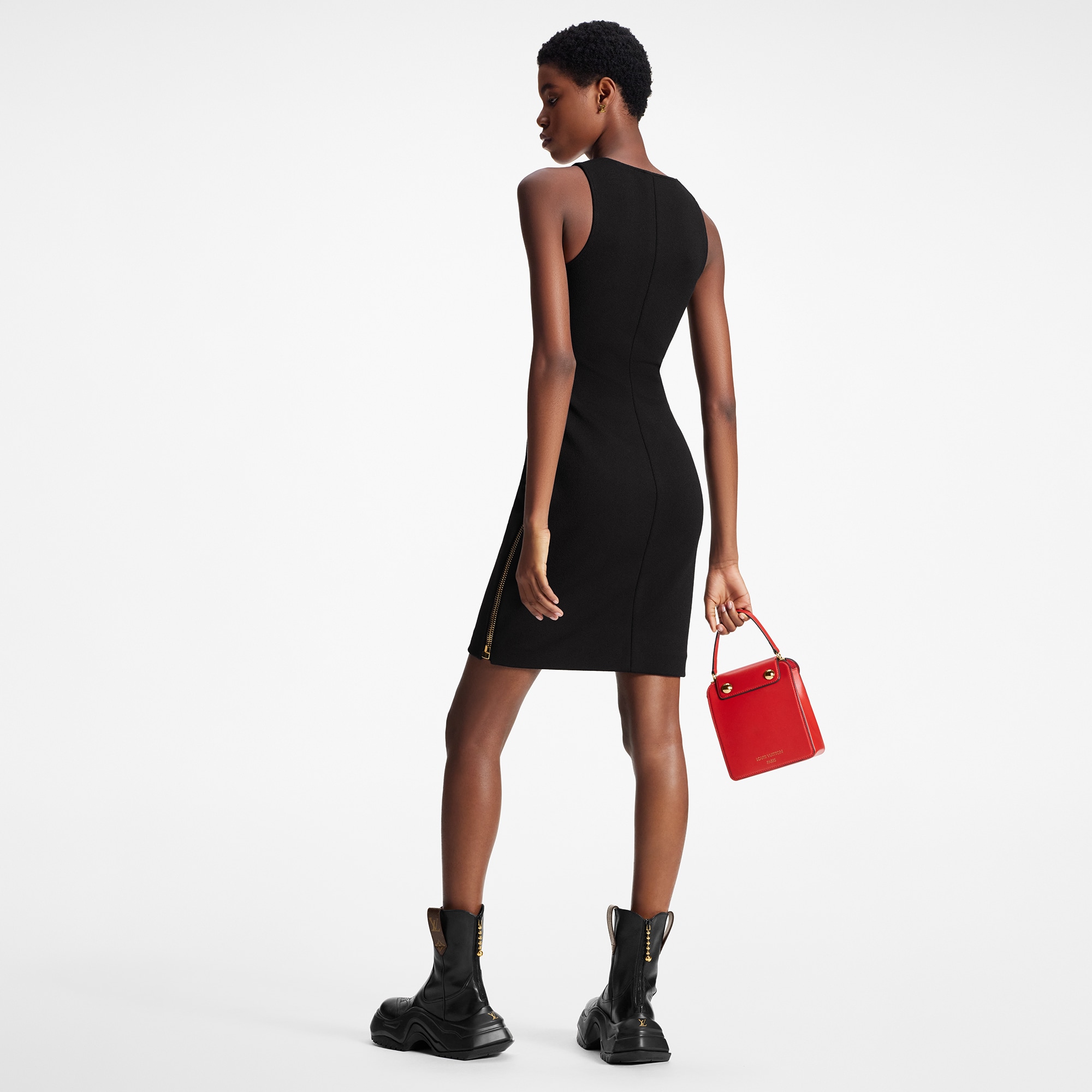 Robe débardeur à tirettes oversize - Prêt-à-porter de luxe | Femme ...