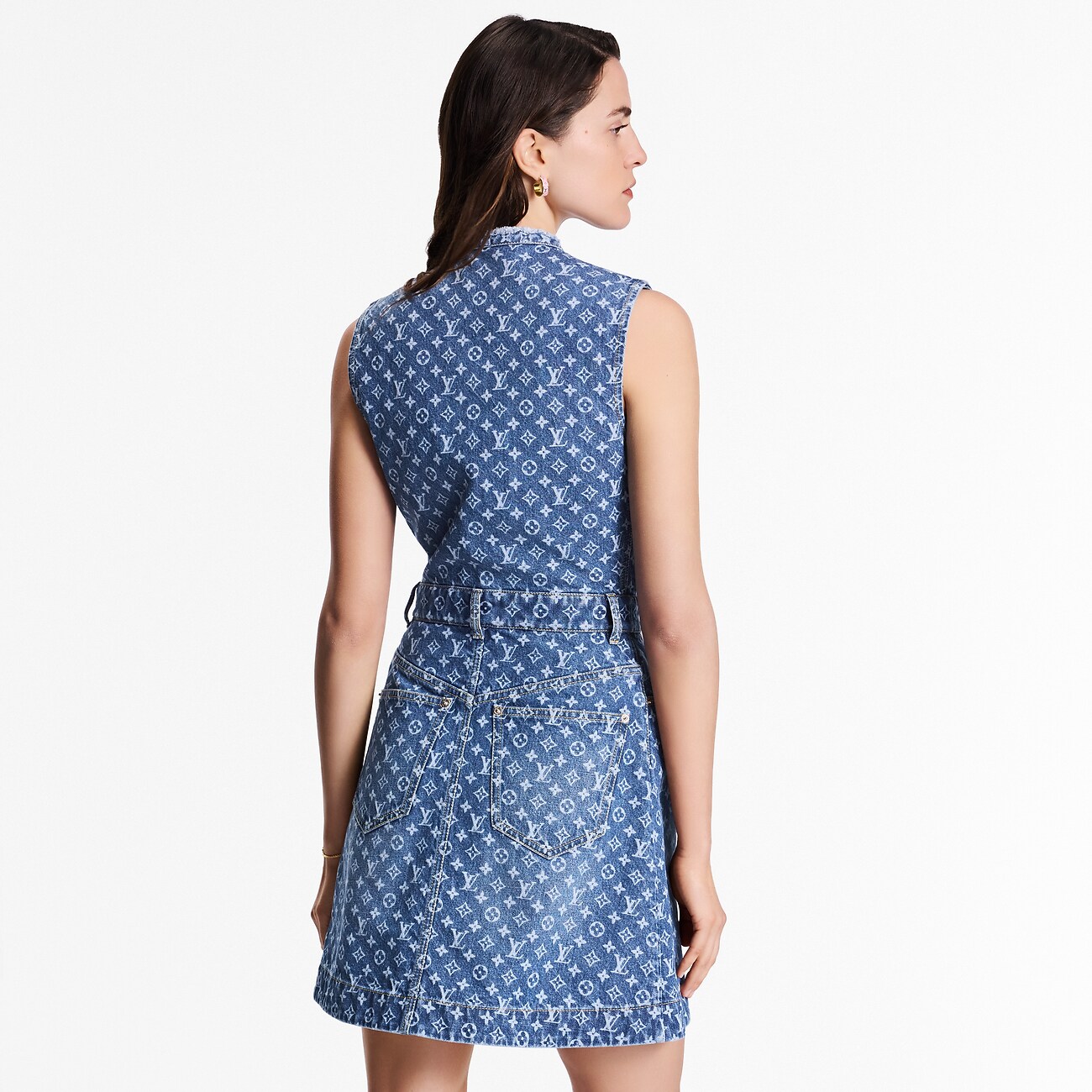 Robe en denim Monogram - Prêt-à-porter de luxe | Femme | LOUIS VUITTON