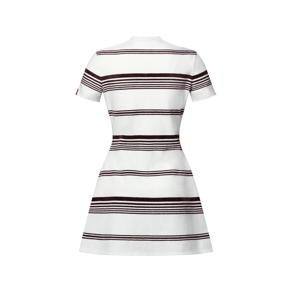 Robe patineuse rayée en maille - Prêt-à-porter de luxe | Femme | LOUIS ...