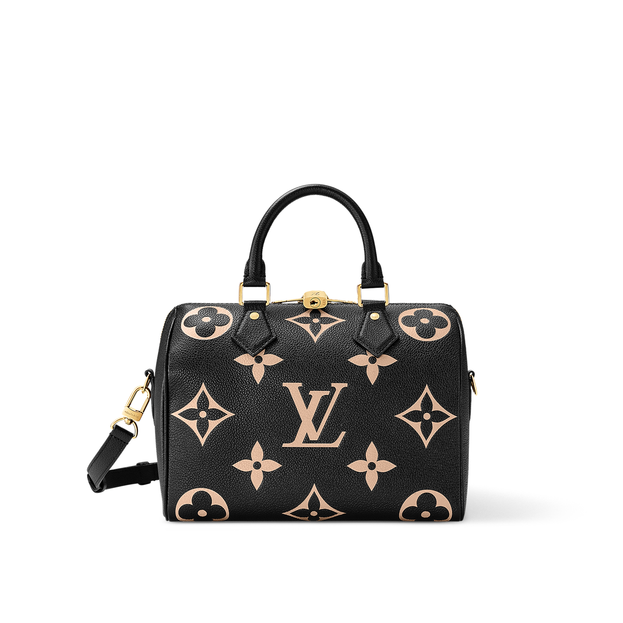 Sac Speedy Bandoulière 25 Cuir Monogram Empreinte - Sacs à main de luxe ...