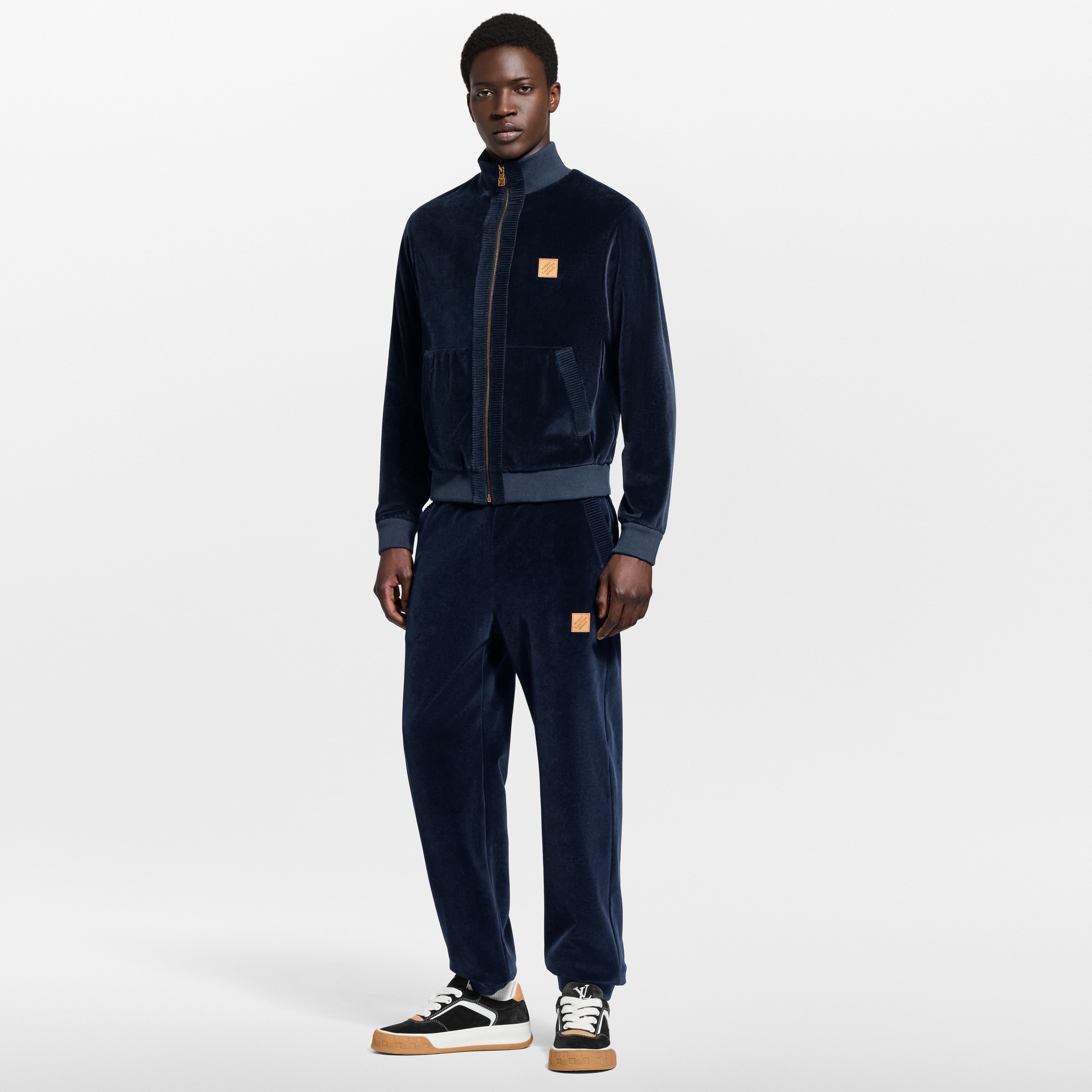 Veste de jogging chic en velours | LOUIS VUITTON